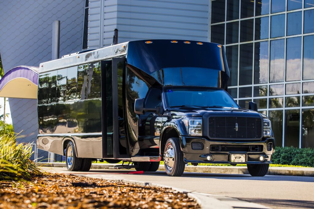 Elegant F-550 Party Bus for Groups | Naples & Cape Coral